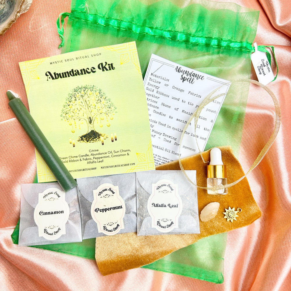 Abundance Prosperity Money Spell Ritual Kit