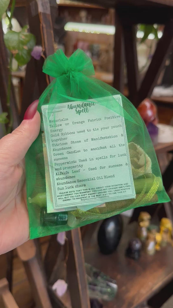 Abundance Prosperity Money Spell Ritual Kit