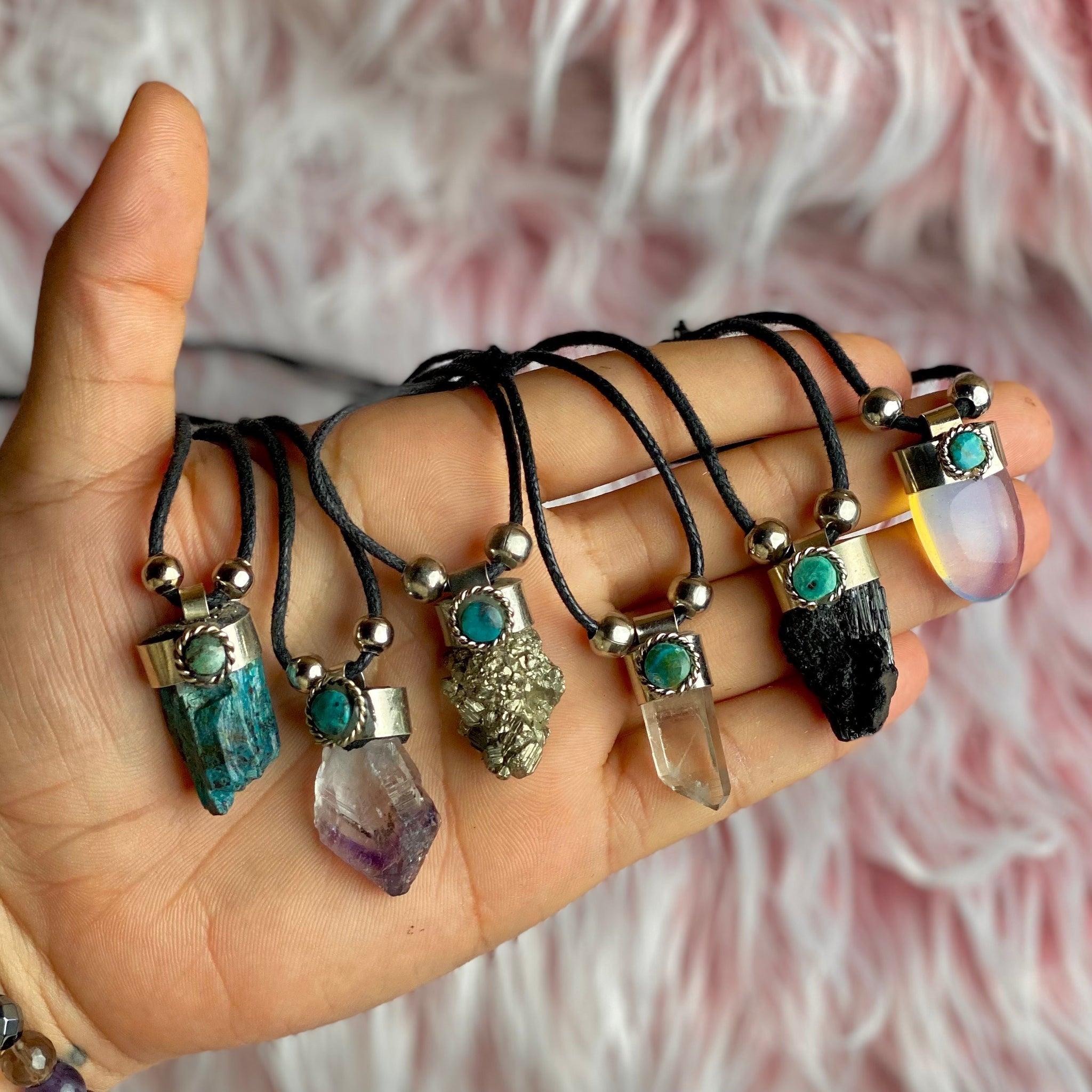 Peruvian Crystal Necklaces
